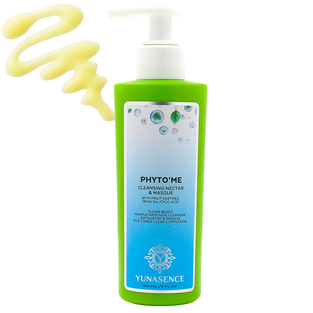 Yunasence PHYTO'ME Cleansing Nectar & Masque with Fruit Enzymes and BHA Salicylic acid for oily ...